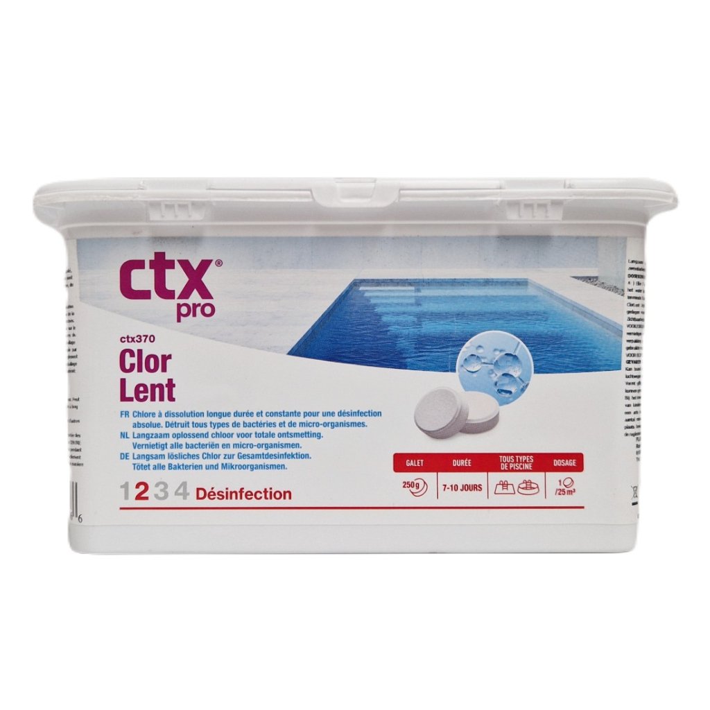 Chloortabletten 250gr | 1kg | CTX-370 | Professionele zwembadproducten