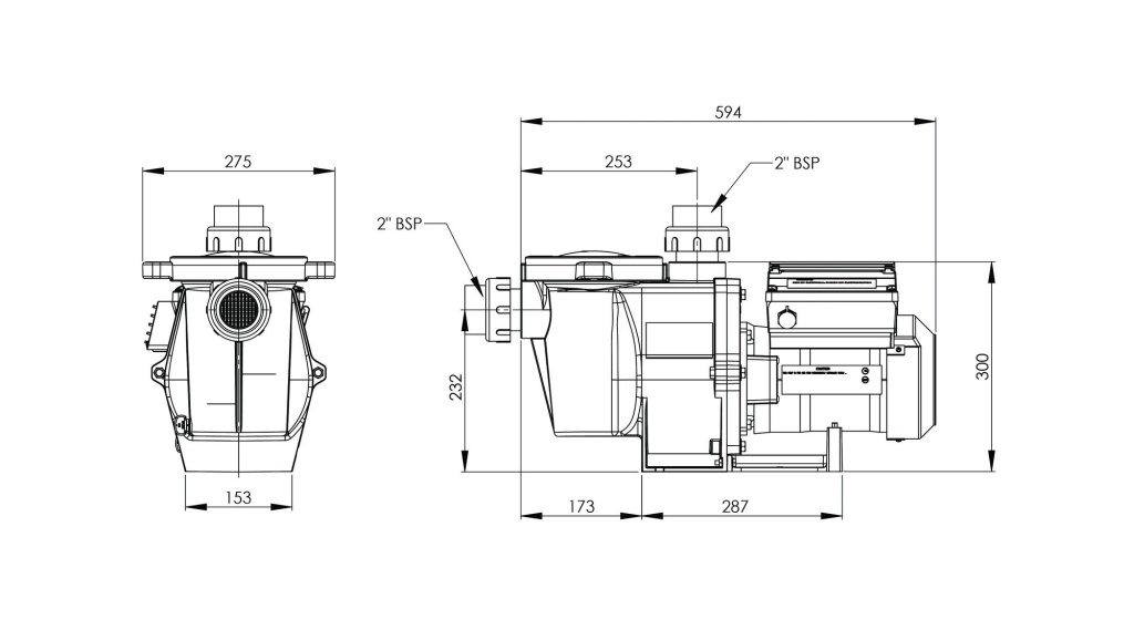 IntelliFlo WhisperFlo VSF zwembadpomp | Pentair | Zwembad.shop