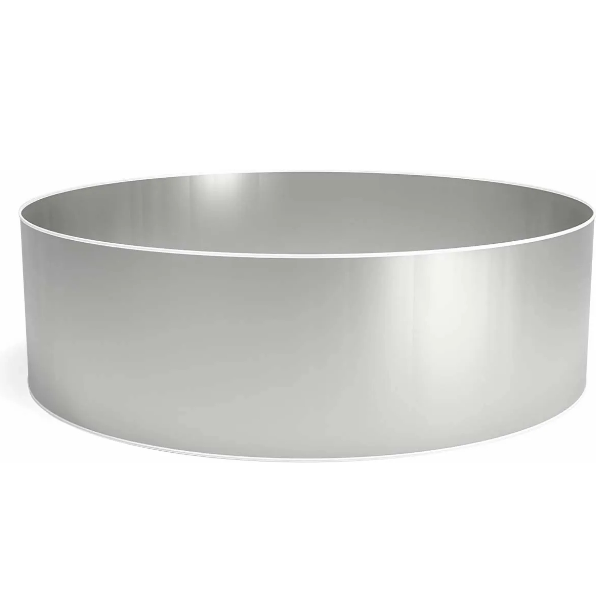Steel wall round Ø360 x 120 cm (with cutouts and profiles) | Pool.shop