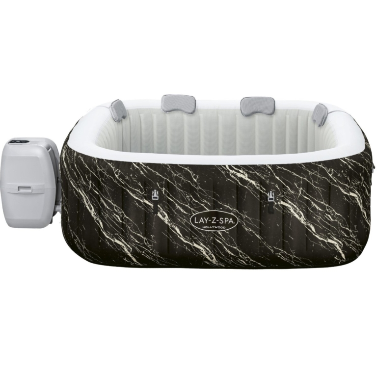 Lay-Z Spa Hollywood Airjet opblaasbare spa - Vierkant - 6 persoons ...
